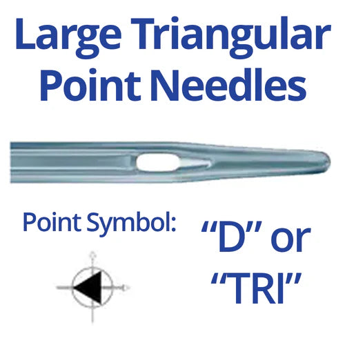 Schmetz 135x16TRI Triangular Point Industrial Sewing Machine Needles ...