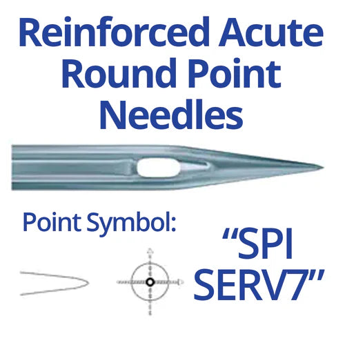 Schmetz 16x231SPI SERV7 Reinforced Sharp Point Industrial Sewing Machi ...